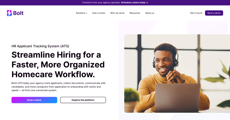Applicant Tracking for Home Care & ABA Software | Bolt Healthcare