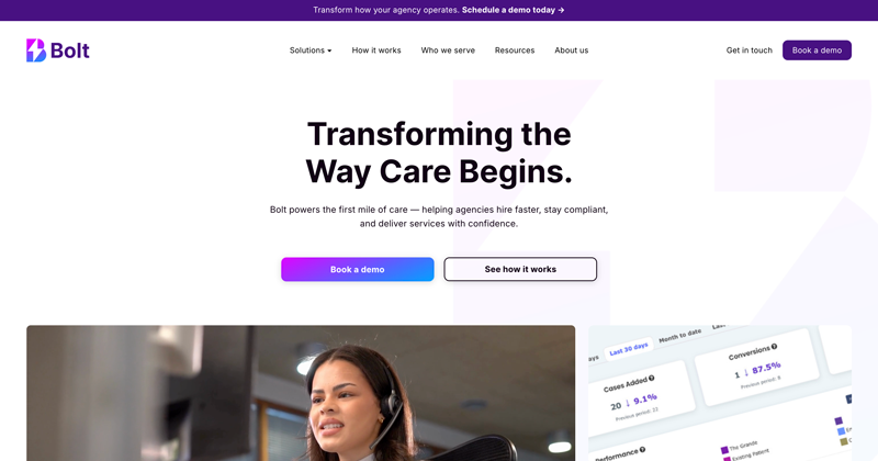 Homecare & ABA Software for Intake & Onboarding | Bolt Healthcare